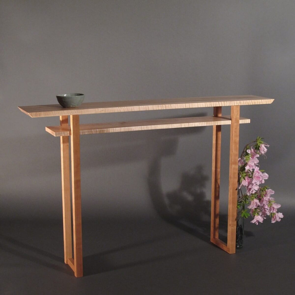 Custom Japanese Console Table | Modern Wood Furniture – Mokuzai Furniture