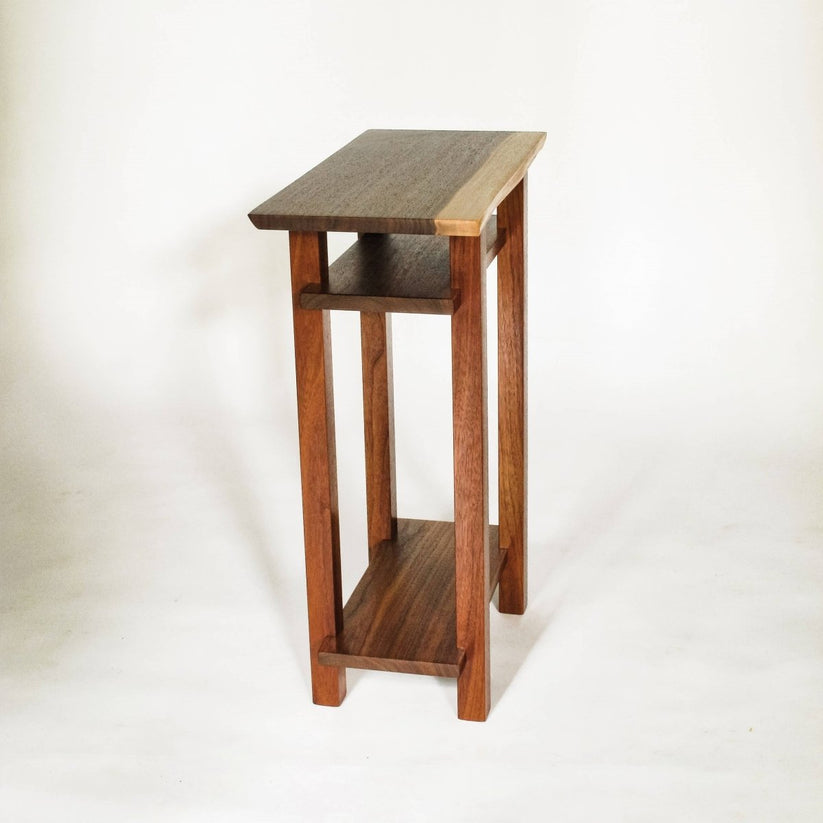Custom End Table - narrow wood end table for the modern home – Mokuzai ...
