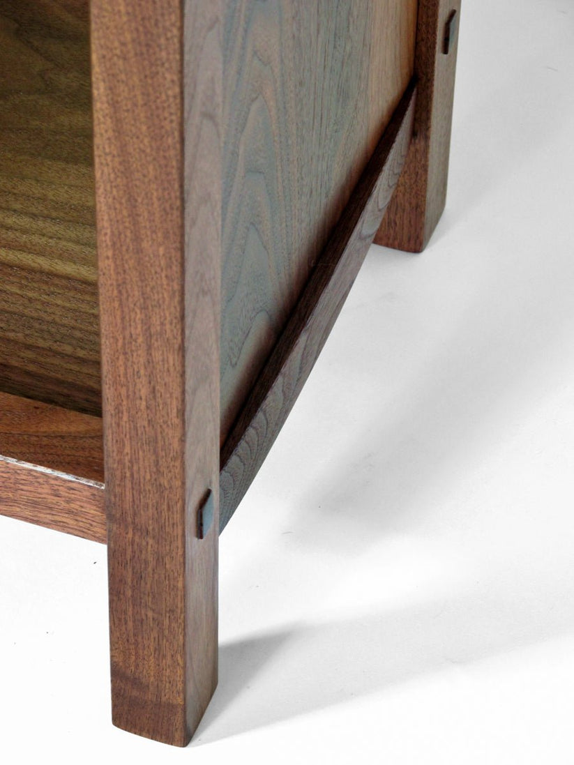Modern Tall Storage Tower | Narrow Open-Back Display Case – Mokuzai ...